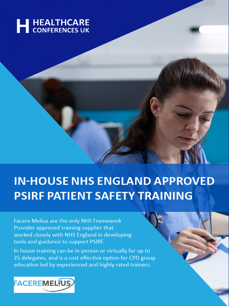 Psirf Inhouse Brochure 2024 | PDF | Patient Safety | National Health ...