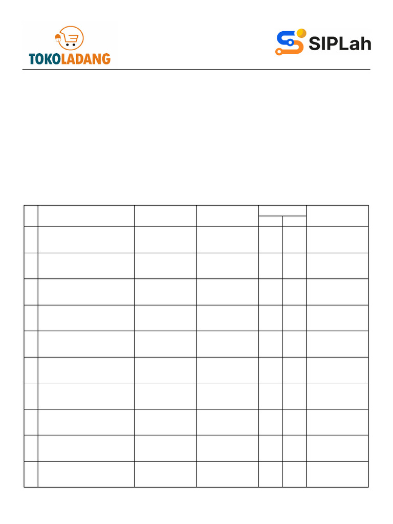 Proforma Invoice Toko Ladang 2024 | PDF