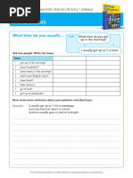 Time Telling Worksheets for ESL Learners | PDF
