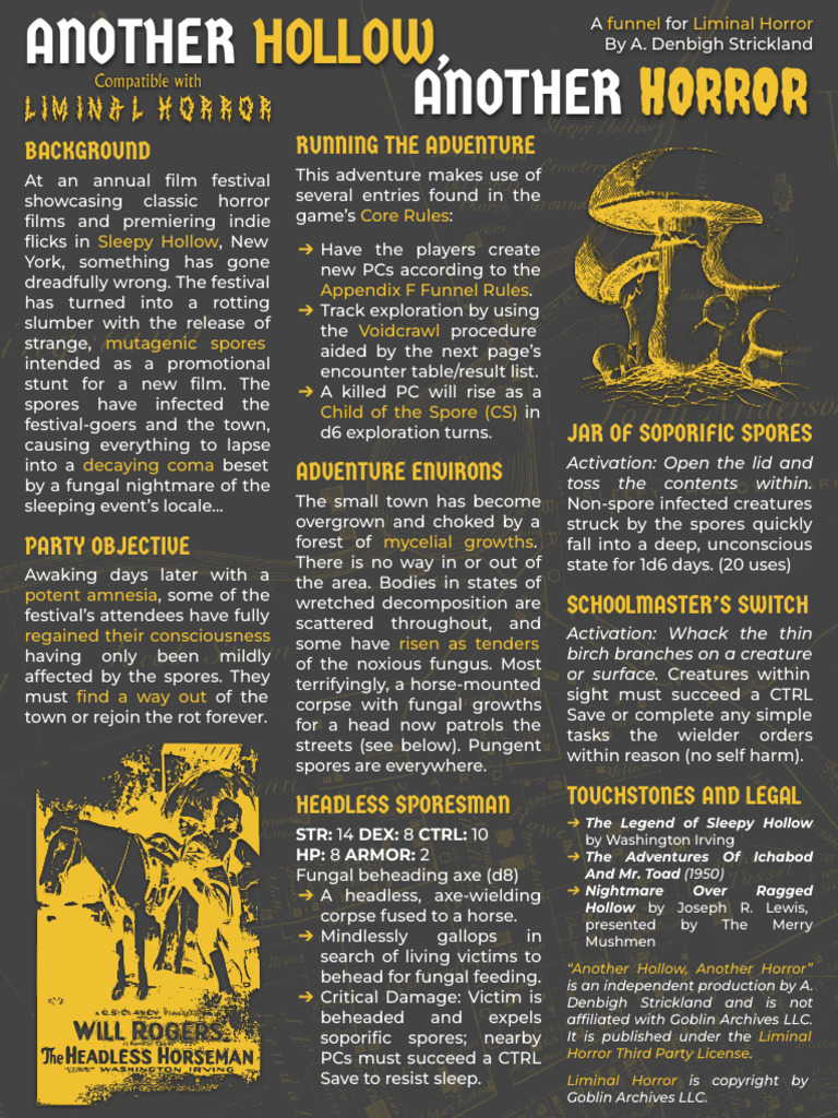 Another Hollow, Another Horror | PDF | Mycology