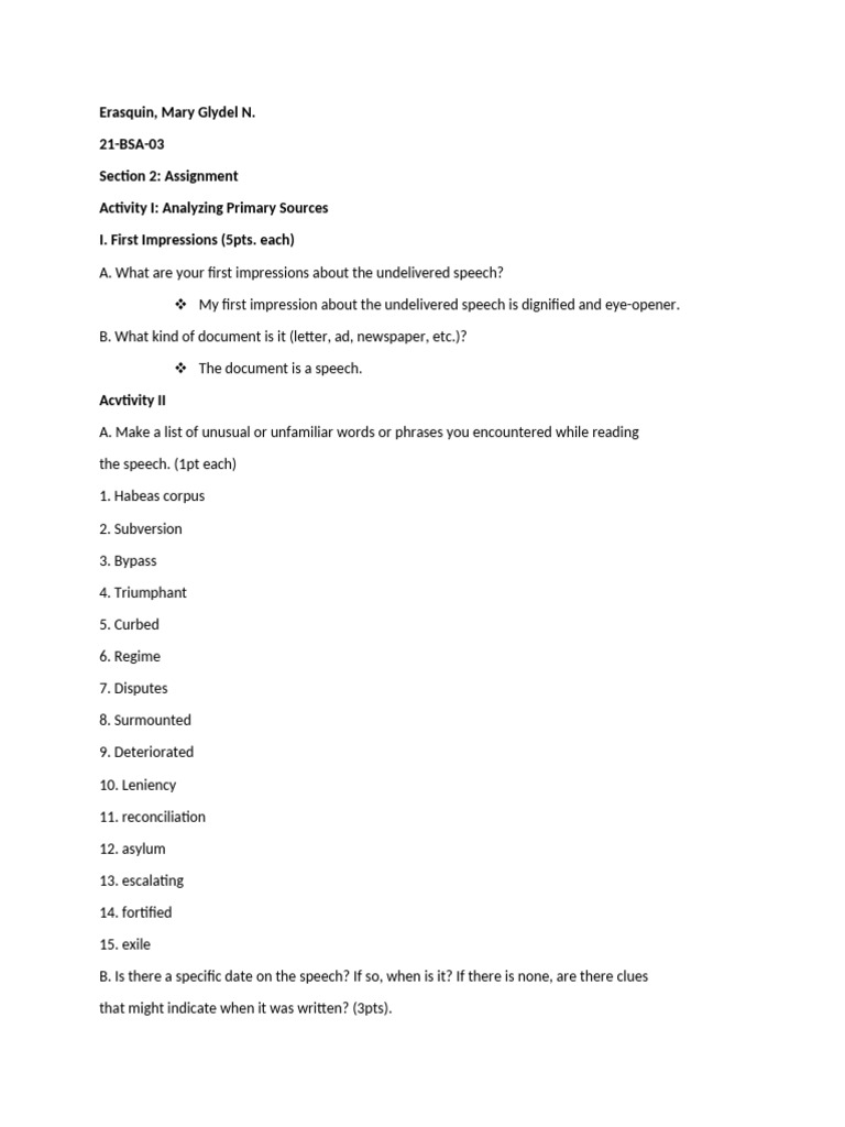 Analyzing Primary Sources | PDF