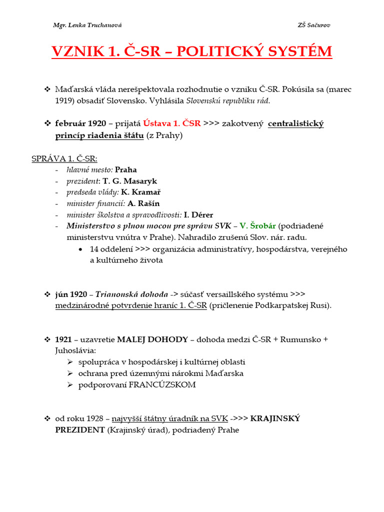 ML Dej9 Vznik CSR System | PDF