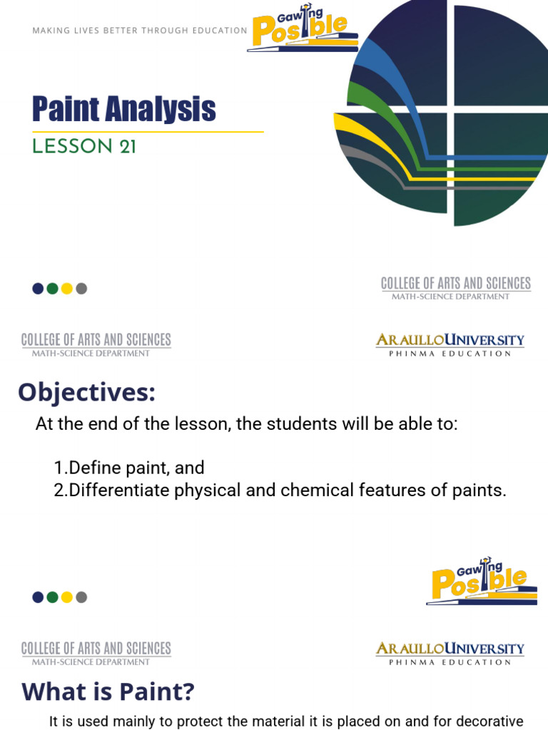 Forensic Paint Analysis Guide | PDF | Paint | Spectroscopy