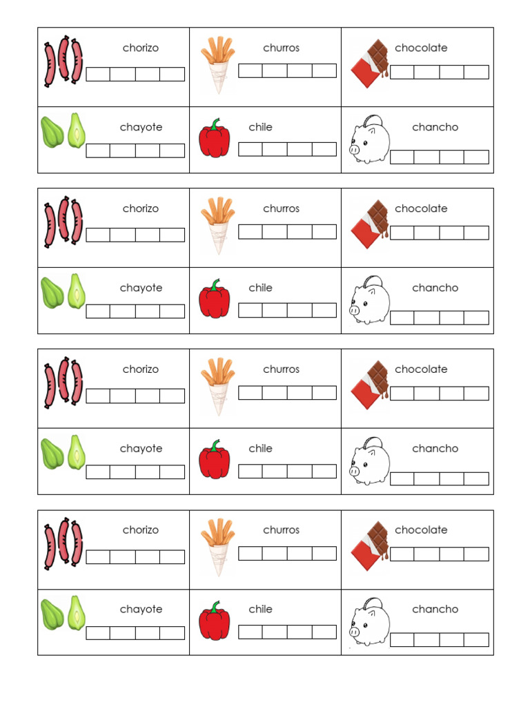 Colorear Segun La Cantidad de Sílabas | PDF