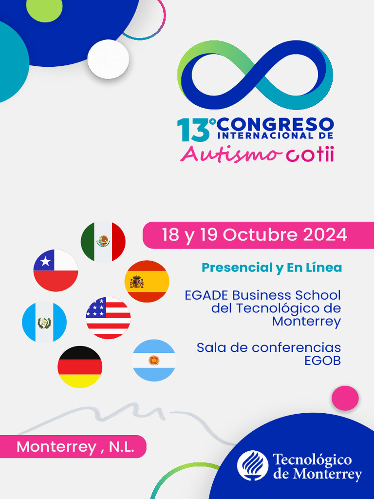 13° Congreso Internacional de Autismo 2024 | PDF | Espectro autista ...