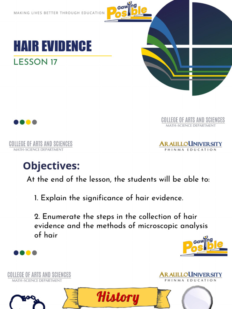 Lesson 17 - Hair Evidence | PDF | Hair | Crime Scene