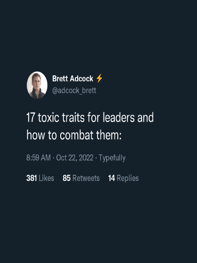 17 Toxic Traits | PDF
