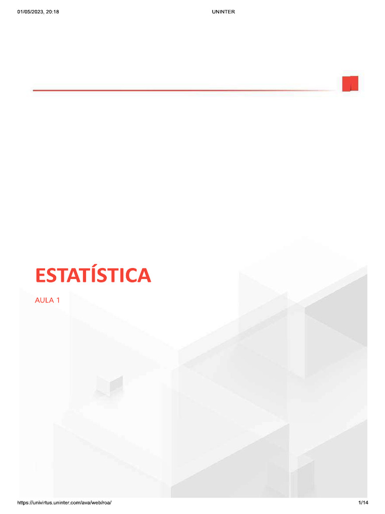Estatistica 01 | PDF