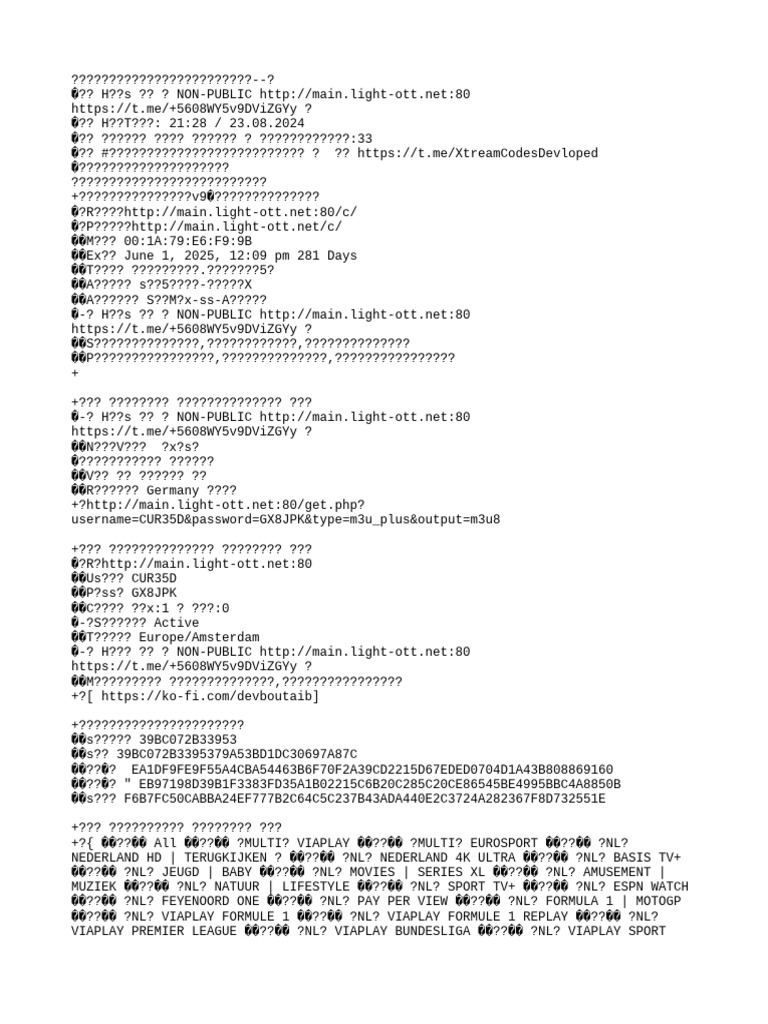 Free Codes Stalker Iptv 25 | PDF | Hulu | Television