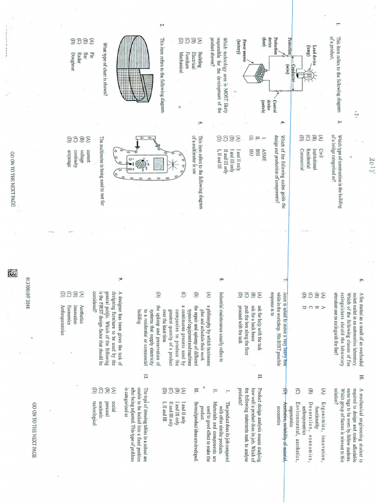 Paper 1 - 2018 EET | PDF