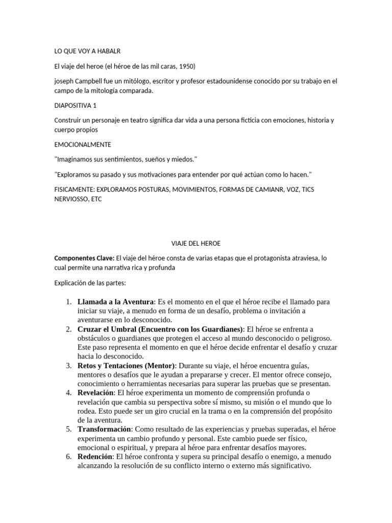 Lo Que Voy A Habalr | PDF | Aldea