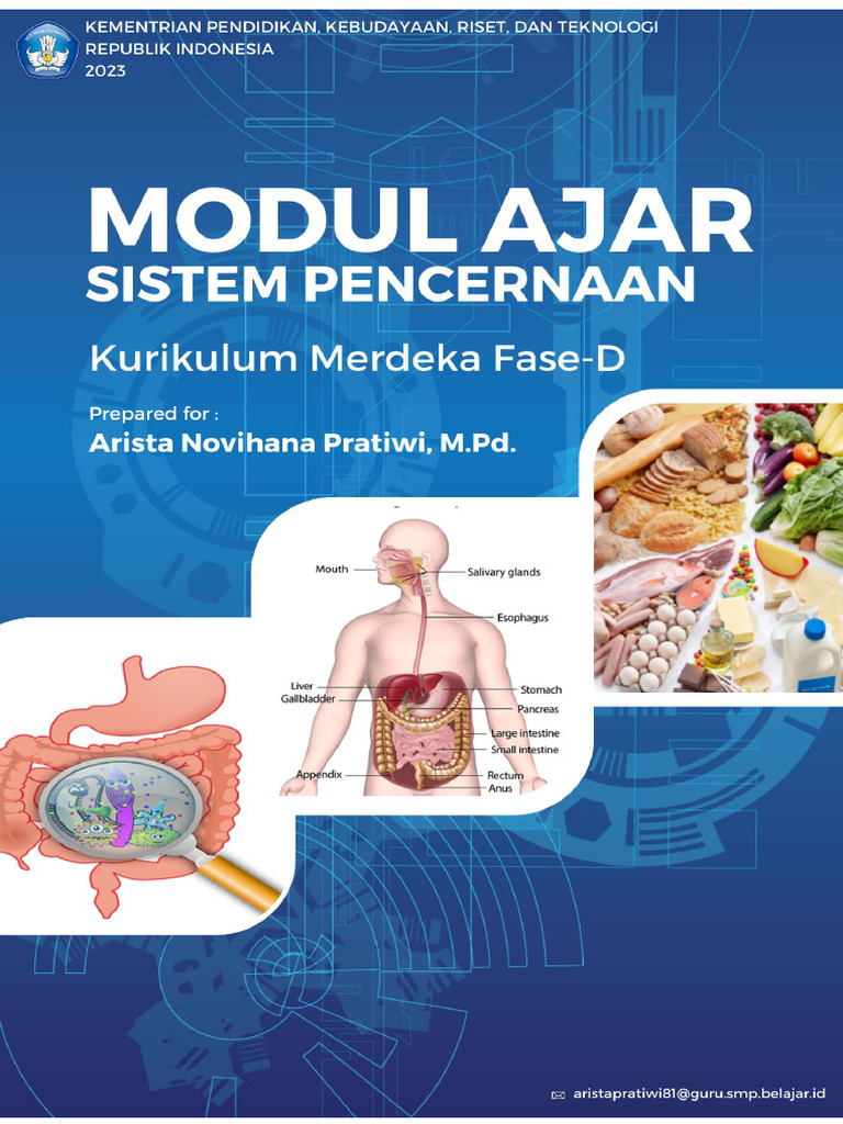 Modul Ajar Sistem Pencernaan Kelas 8 | PDF | Seni | Komputer
