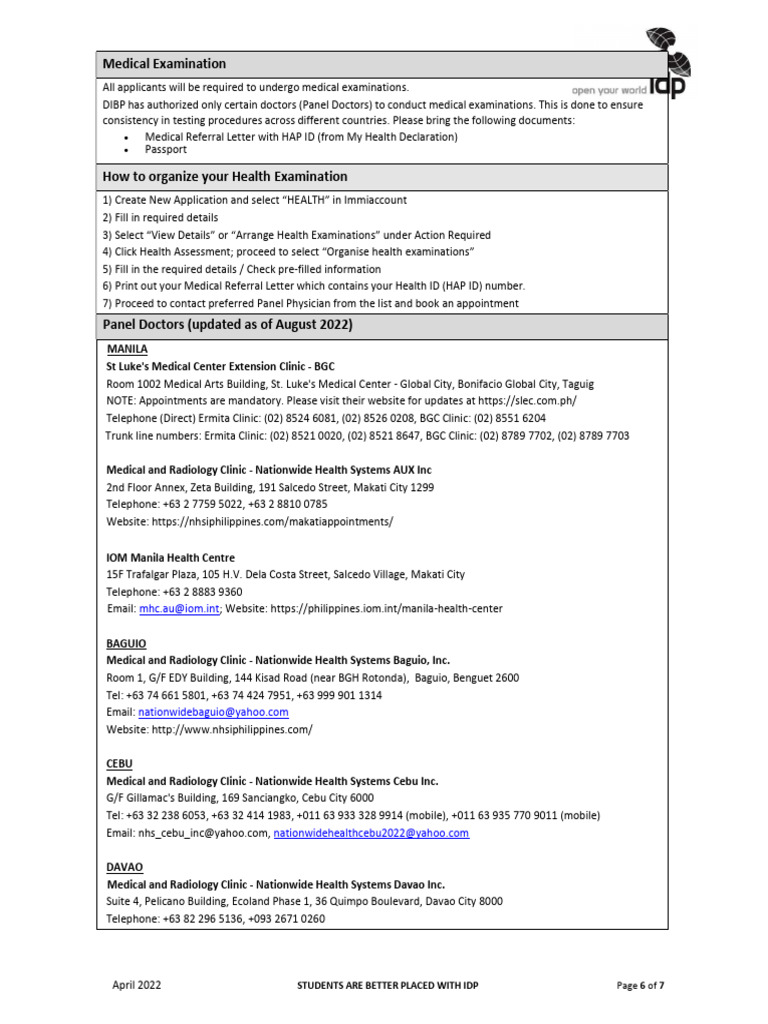 Medical - List of Accredited Panel Physicians | PDF | Public Services ...