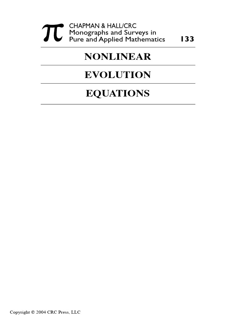 Nonlinear Evolution Equations (Songmu Zheng) (Z-Library) | PDF ...
