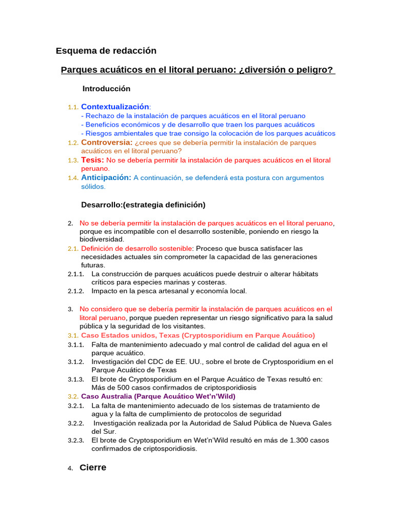 Esquema Final | PDF | Entorno natural