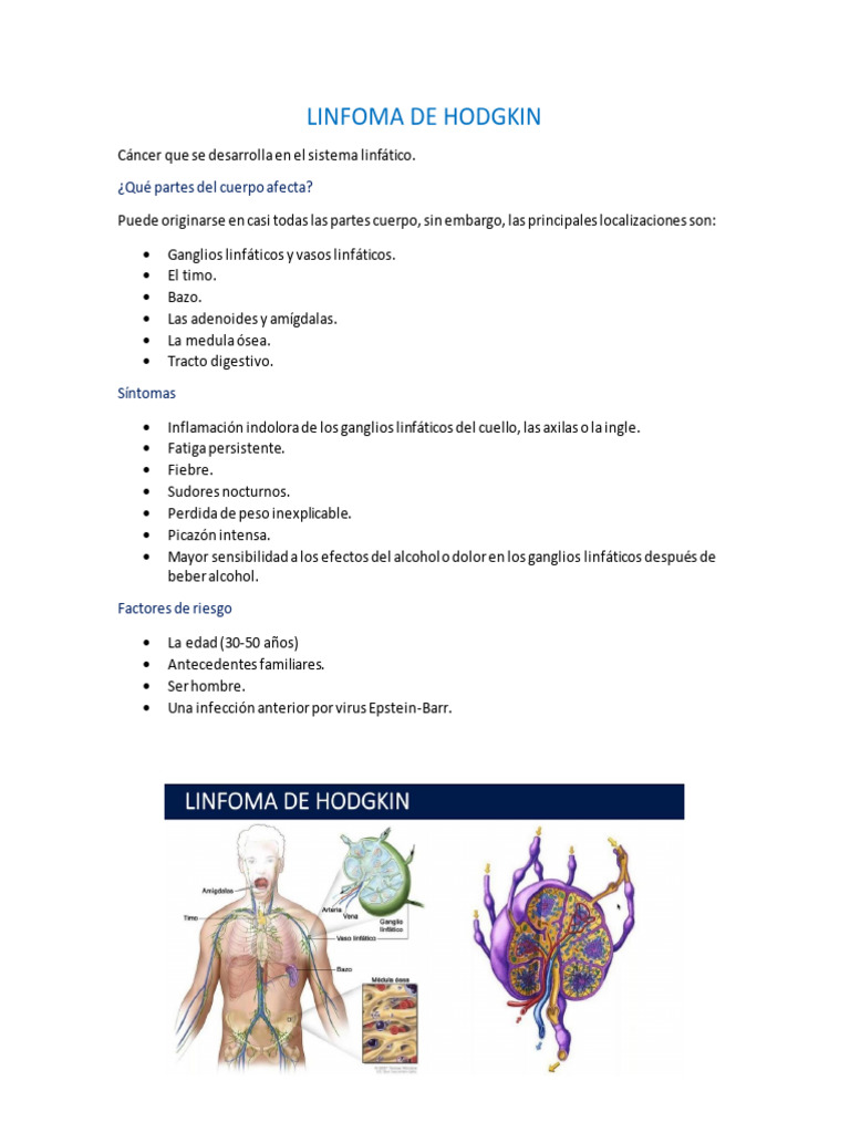 LINFOMA DE HODGKIN | PDF