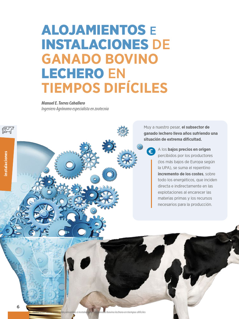 Instalaciones Bovino Lechero | PDF | Vacas | Agua