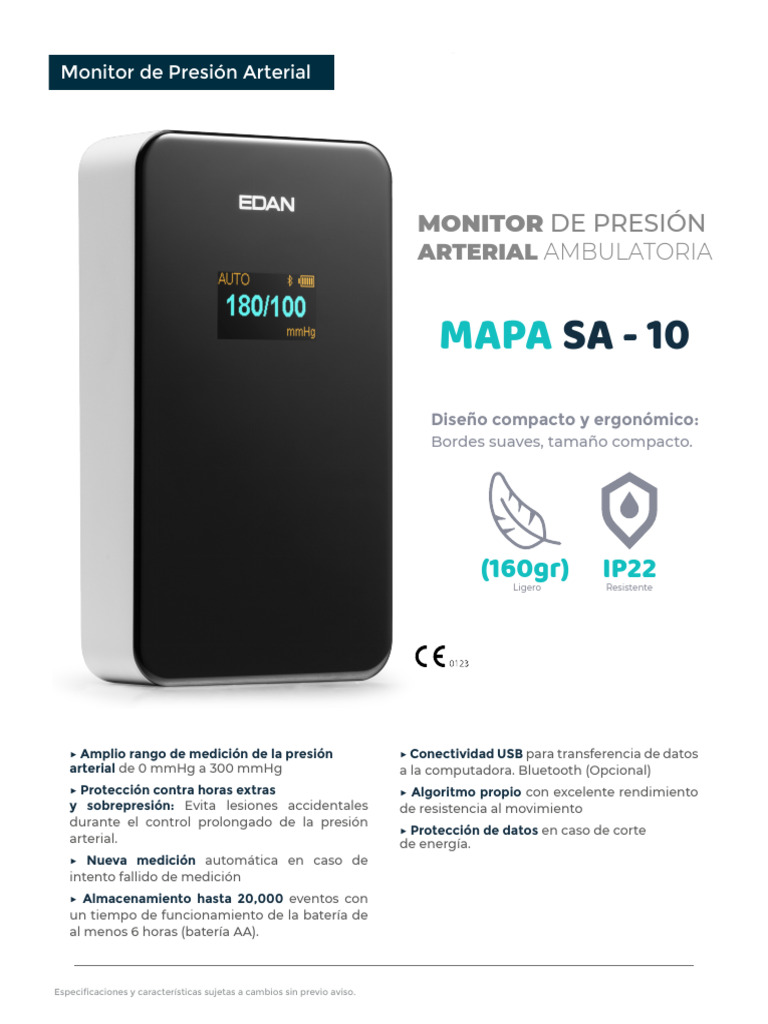 MAPA SA-10 | PDF | Presión sanguínea | Pascal (Unidad)