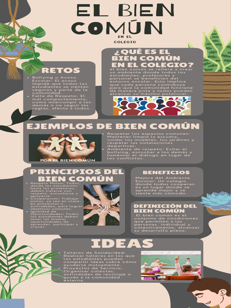 Ejemplos de Bien Común Escolar | PDF | Bien común | Psicología Social
