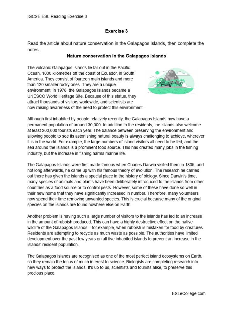 Exercise-3-Reading-Nature-conservation-in-the-Galapagos-Islands ...
