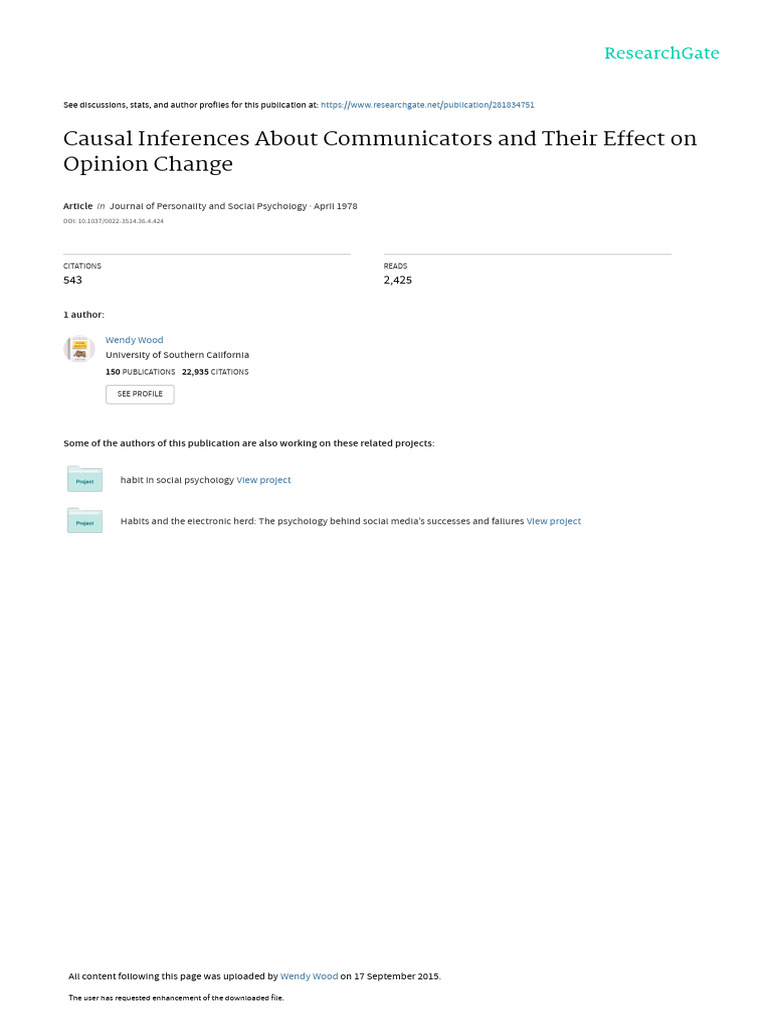 Knowledge Bias and Reporting Bias (Eagly Et Al. 1978) | PDF | Bias ...