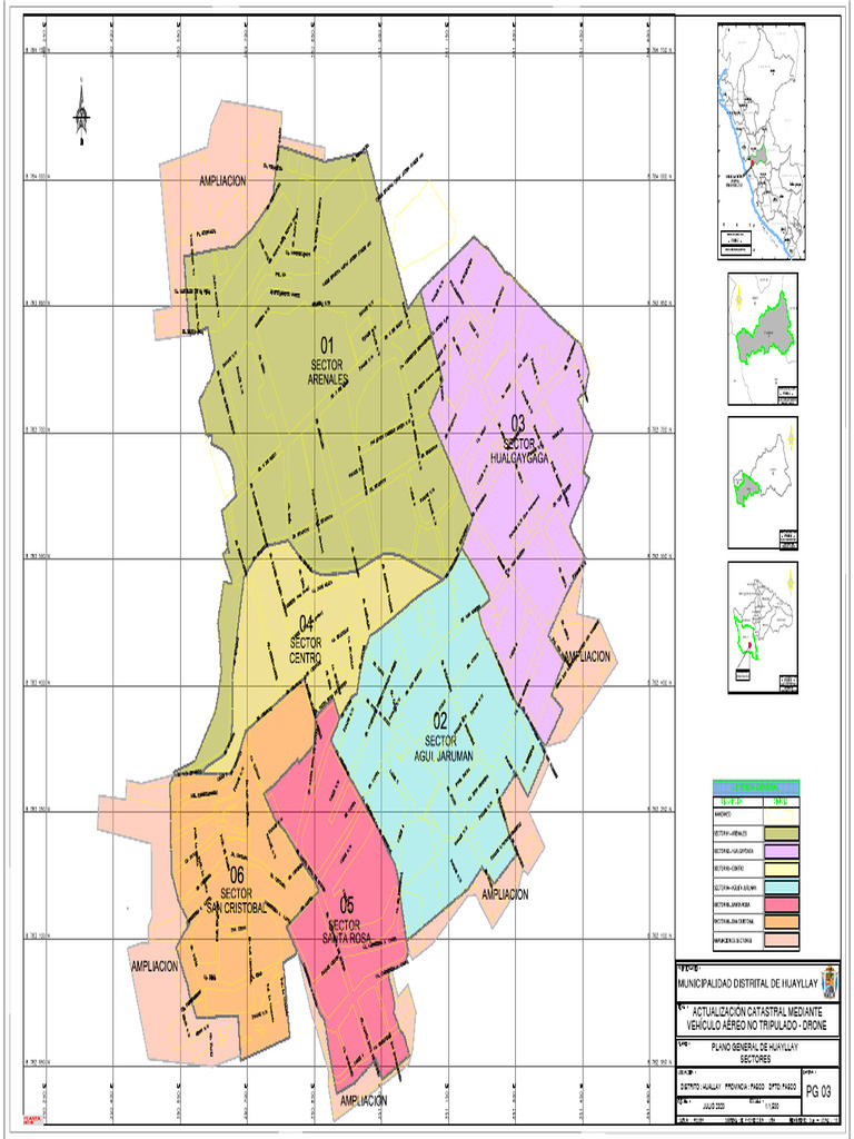 01_PLANO GENERAL DE SECTORES_ SIN FOTO-Layout1 | PDF | Perú | América del Sur