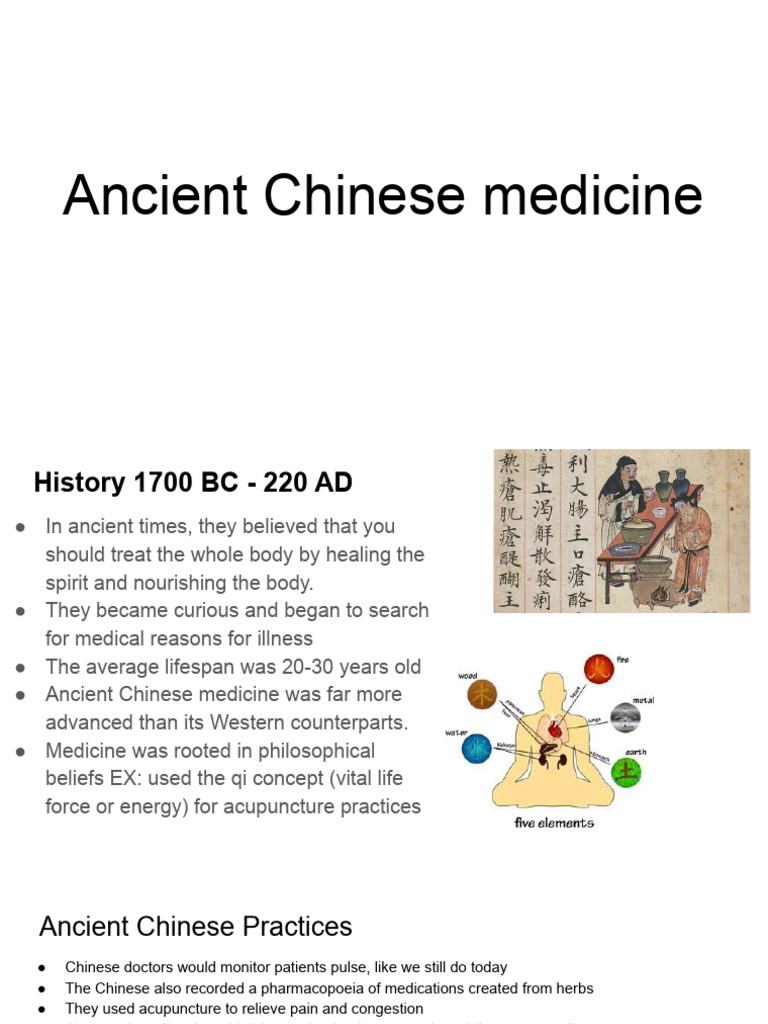 history of med;Ancient chinese (1) | PDF