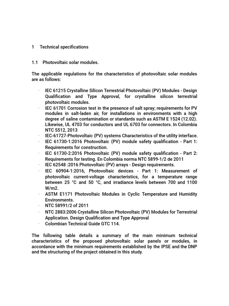 Solar Equipment Specification - IPSE | PDF | Photovoltaics | Power Inverter
