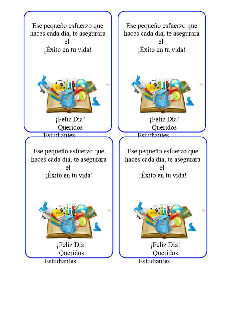 Motivación Diaria para Estudiantes | PDF