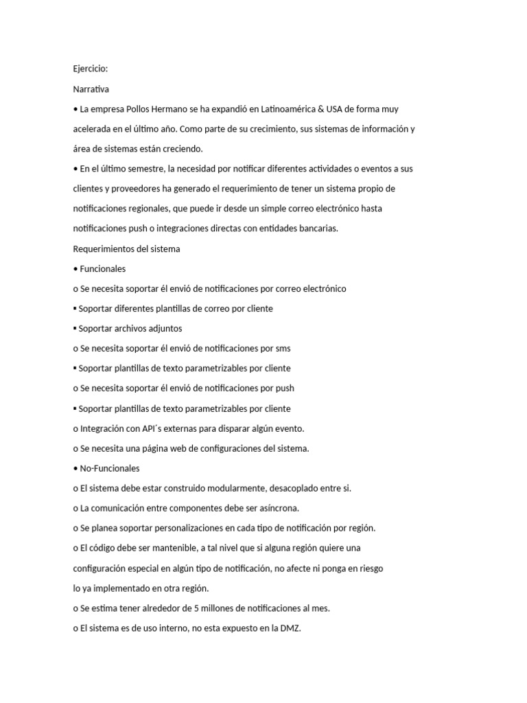 Examen Practico - Analista Desarrollador | PDF | Informática ... Examen Practico - Analista Desarrollador | PDF | Informática ...