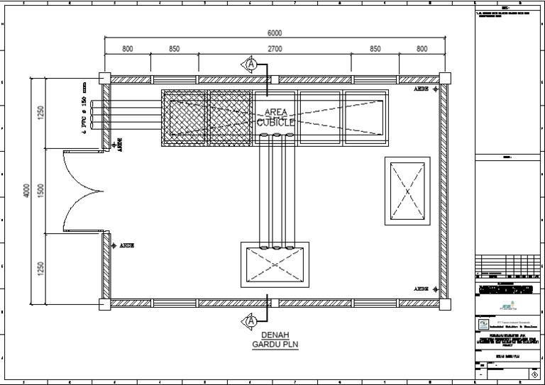 12.1 Denah GARDU PLN | PDF
