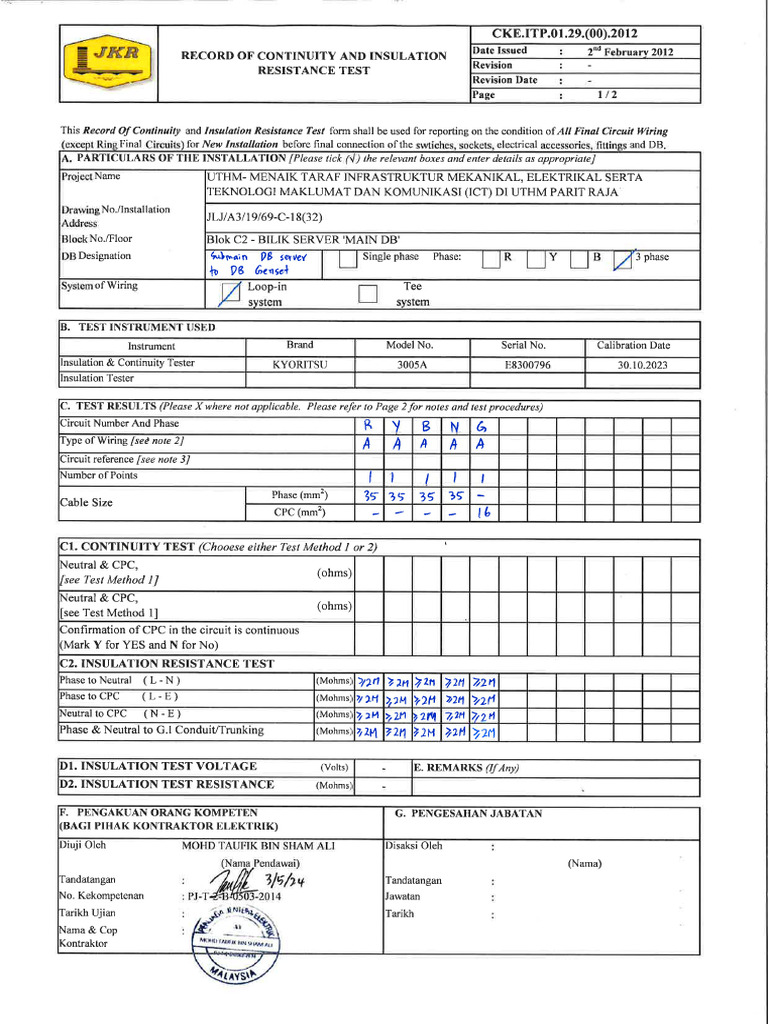 IR Test Scanned | PDF