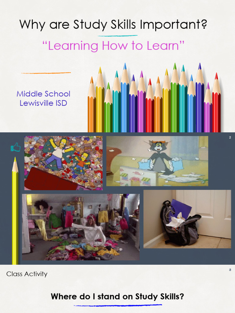 Middle School Study Skills Guide | PDF | Study Skills