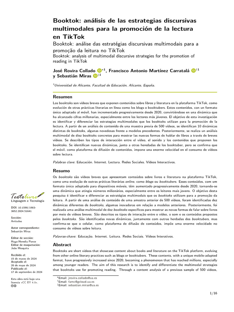 Booktok. Rovir | PDF | Narración | Perspectiva (Gráfica)