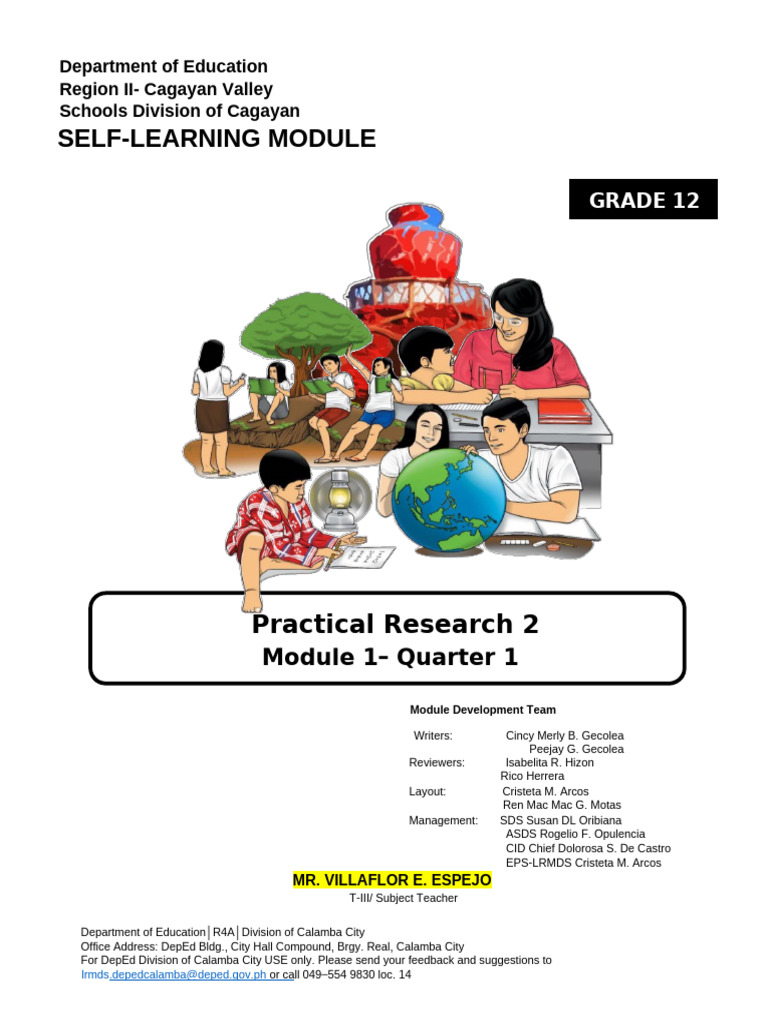 Practical Research 2 G12 | PDF | Quantitative Research | Level Of ...