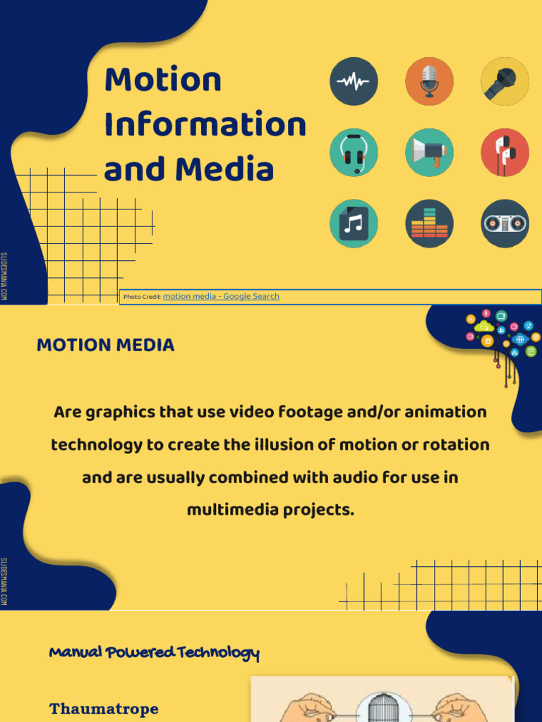 Lesson 16 Motion Information and Media | PDF