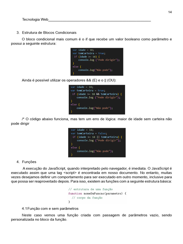 TW AULAS3a569160 | PDF | Script Java | Programação de computadores