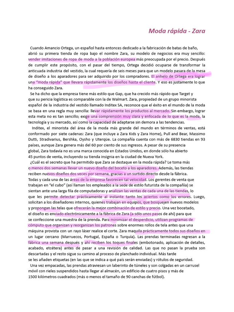 Estrategias de Moda Rápida de Zara | PDF | Netflix