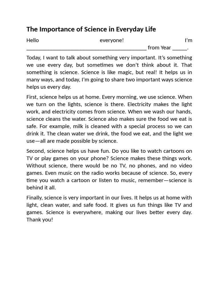 STEM Public Speaking | PDF