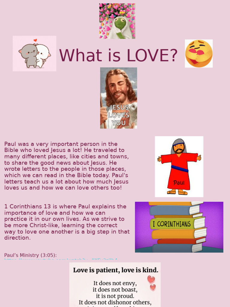 Valentine's Day Lesson - Love | PDF