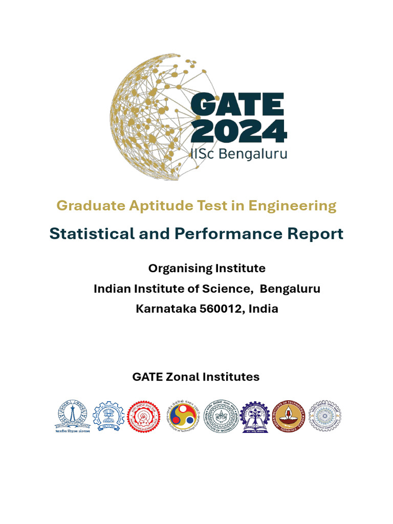 GATE2024 Statistical and Performance Report Web Version 2 | PDF ...