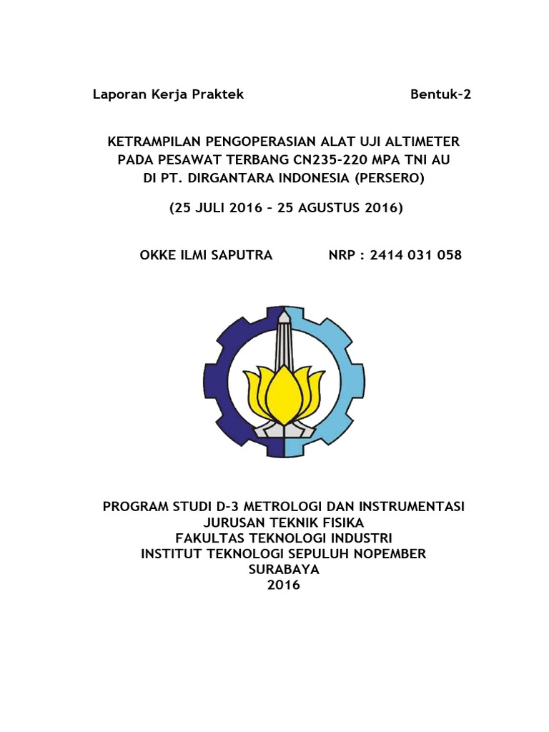 Laporan Kerja Praktek Okke Ilmi Saputra - 2414031058 | PDF | Sains & Matematika | Komputer