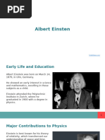 Biografía de Albert Einstein en Inglés | PDF