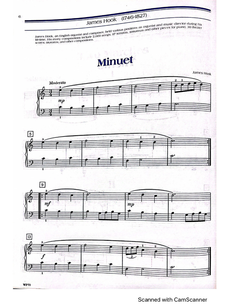 Minuet | PDF