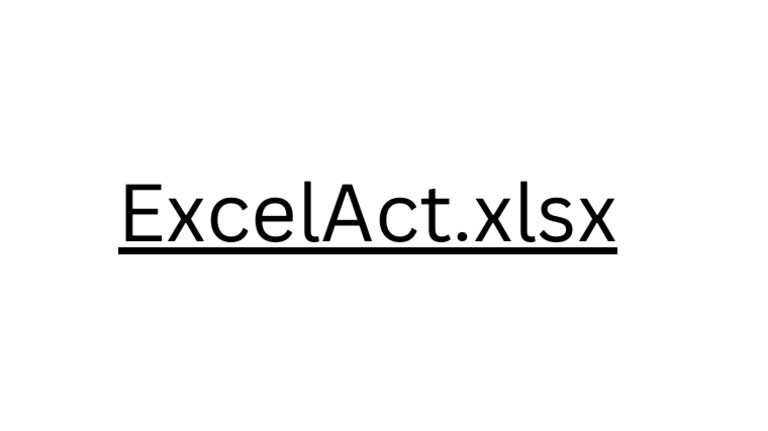 Excel Act | PDF