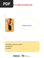 En El Restaurante Nivel A1 Arche-Ele | PDF