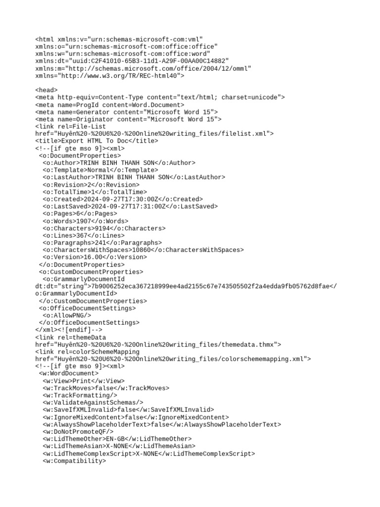 HuyÃ N - U6 - Online Writing | PDF