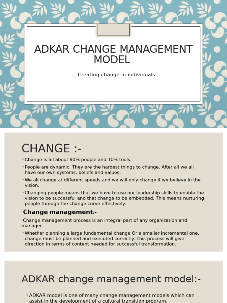 MC PPT 35 | PDF | Change Management | Reinforcement