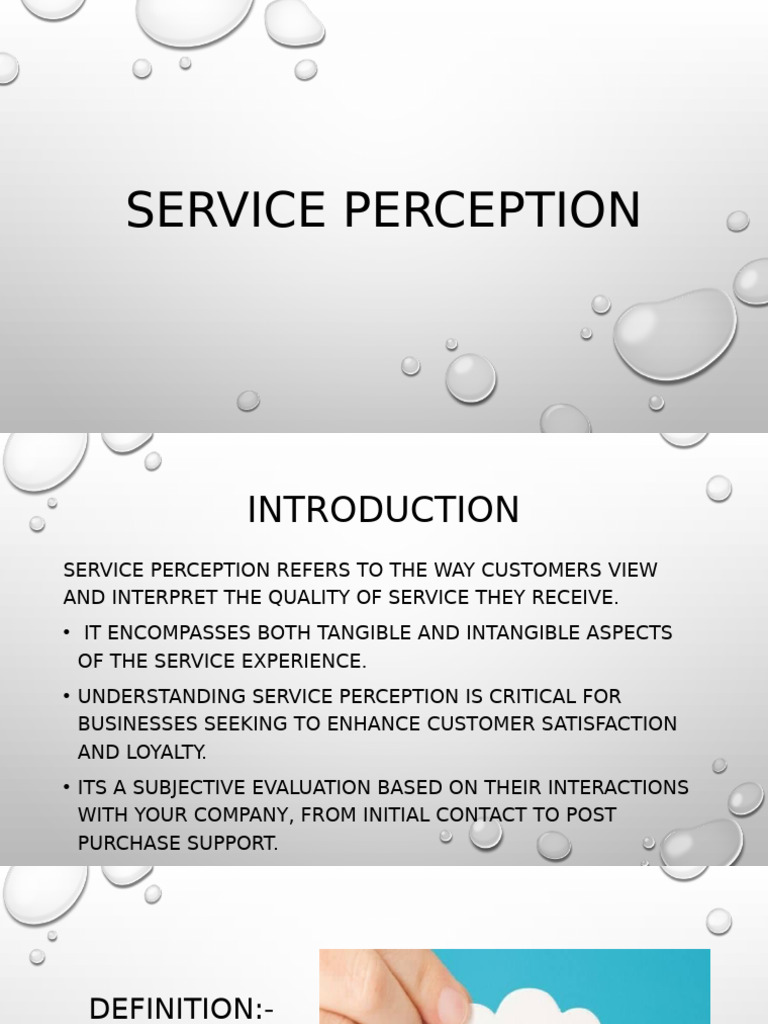 SM ppt 35 | PDF | Perception | Customer Satisfaction