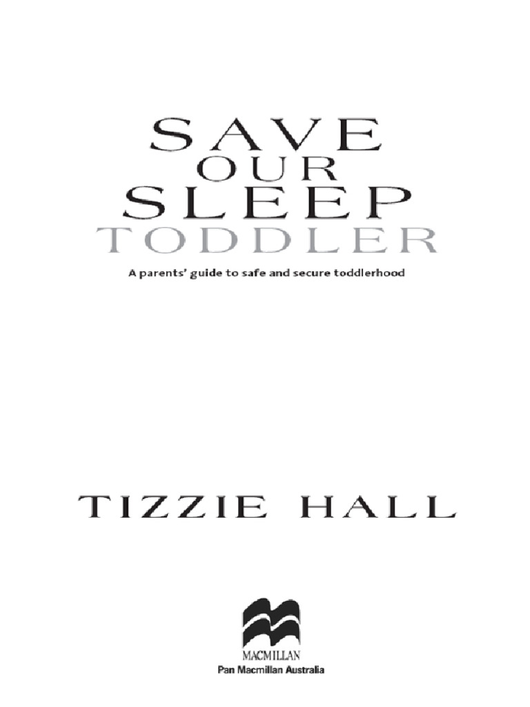 (Save Our Sleep) Tizzie Hall - Save Our Sleep - Toddler-Pan Macmillan ...